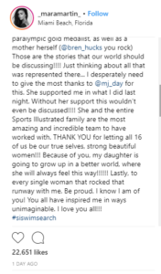 Do you know what model Mara Martin did while walking the ramp?