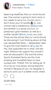 Do you know what model Mara Martin did while walking the ramp?